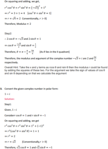HBSE 11th Class Maths Solutions Chapter 5 Complex Numbers and Quadratic Equations Ex 5.2 ...