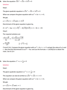 HBSE 11th Class Maths Solutions Chapter 5 Complex Numbers and Quadratic ...